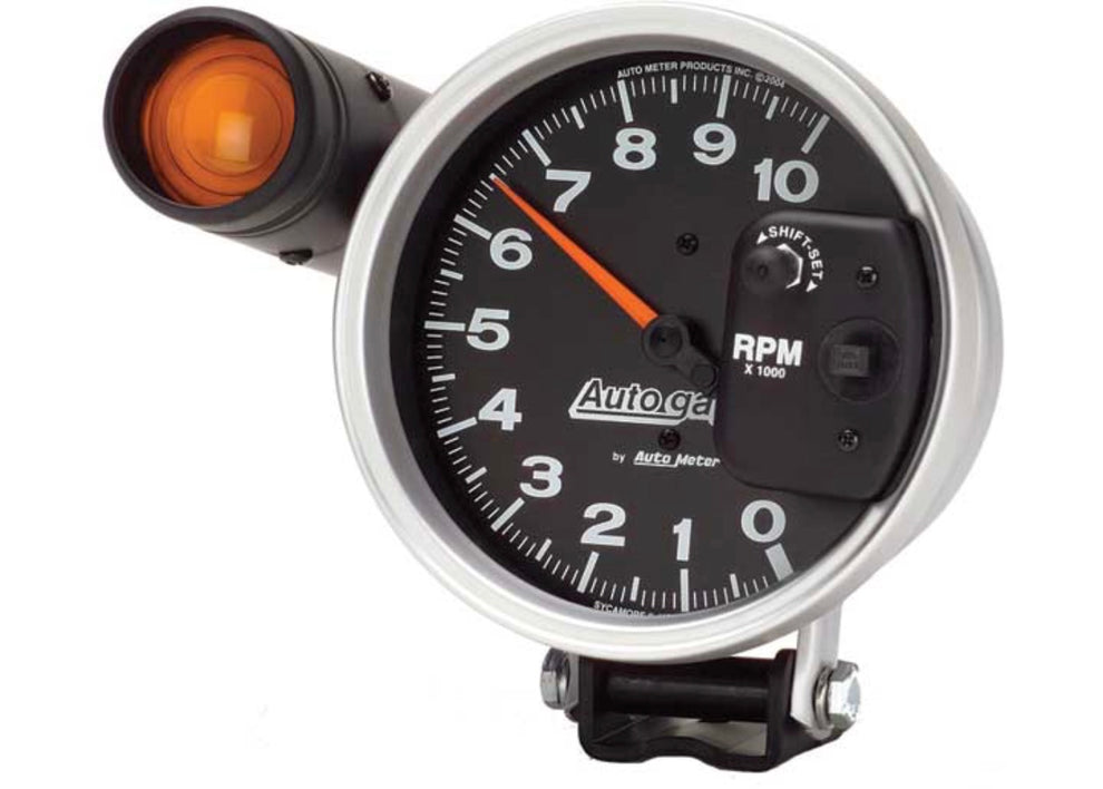 Auto Meter 5-Inch Tachometer with 10,000 RPM ShiftLite * Model 233904 ...